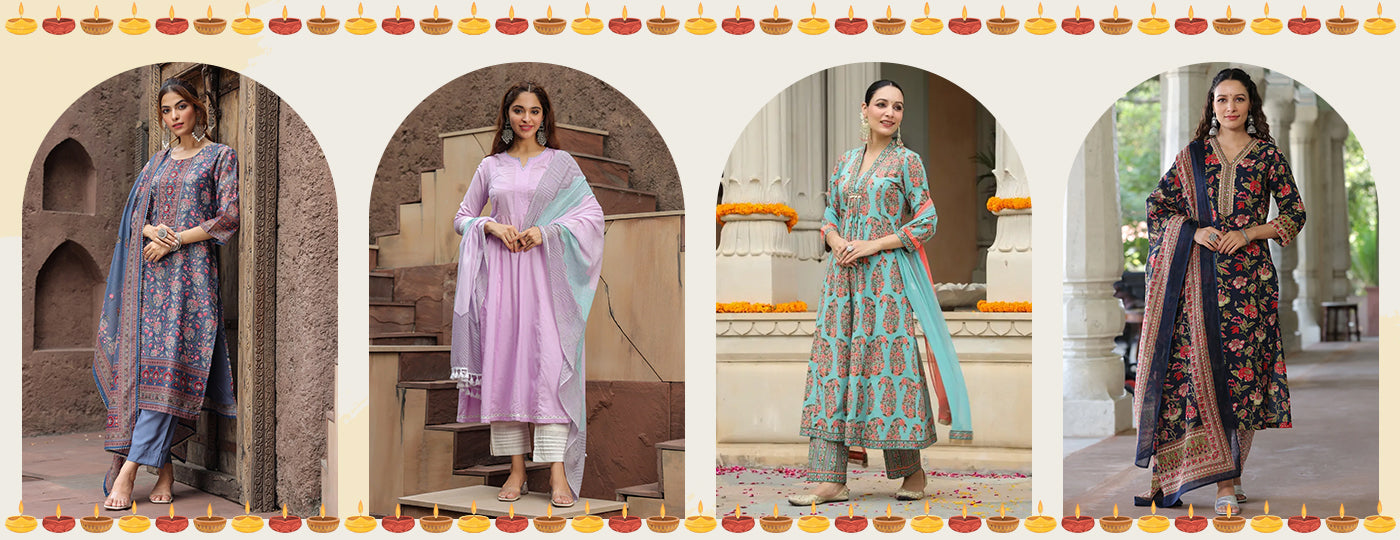 5 Latest Long Salwar Suit Designs for Women – Rain & Rainbow