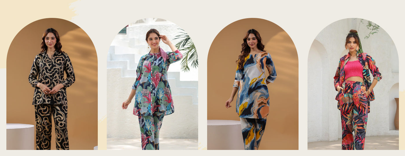 Most Trendy Co-ord Sets for Winters – Rain & Rainbow